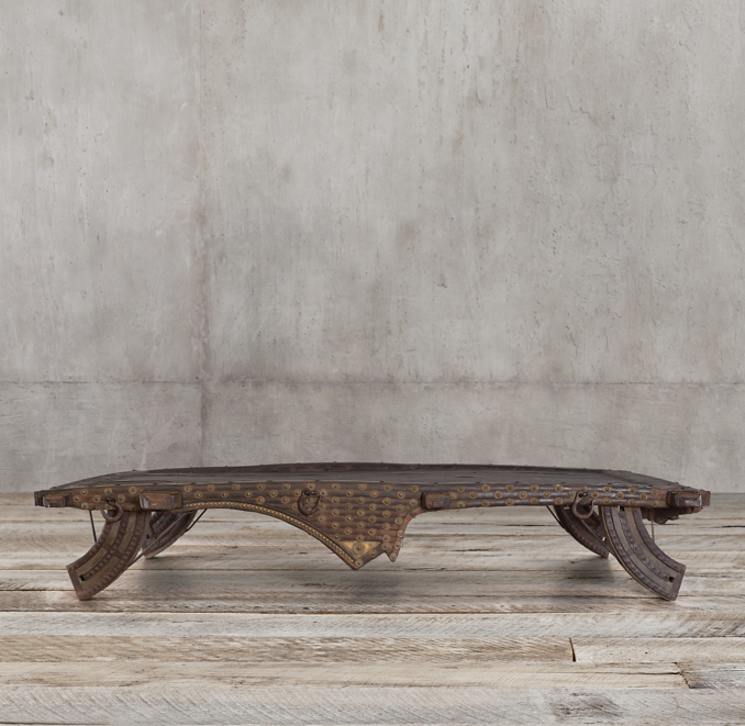Indian Ox Cart Coffee Table - 4