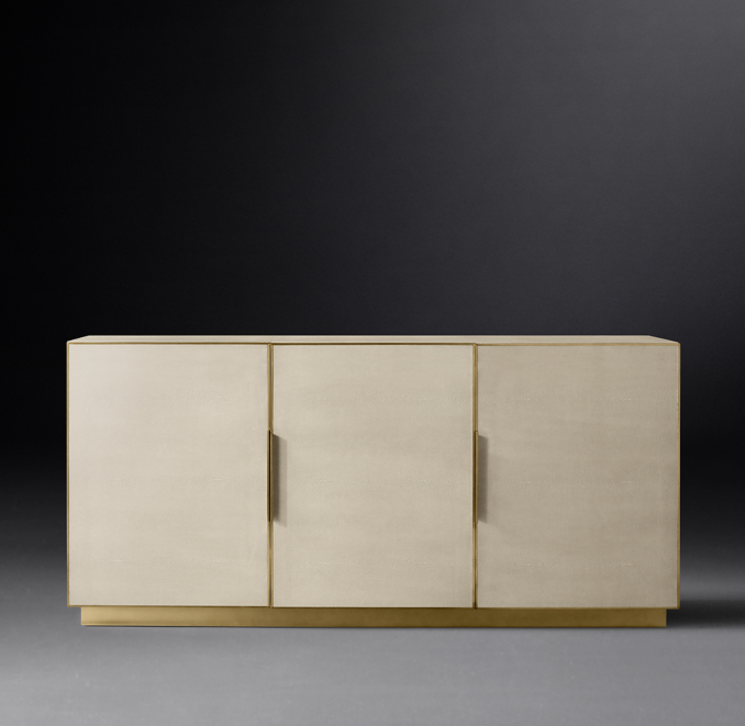 Cela Shagreen Triple-Door Sideboard