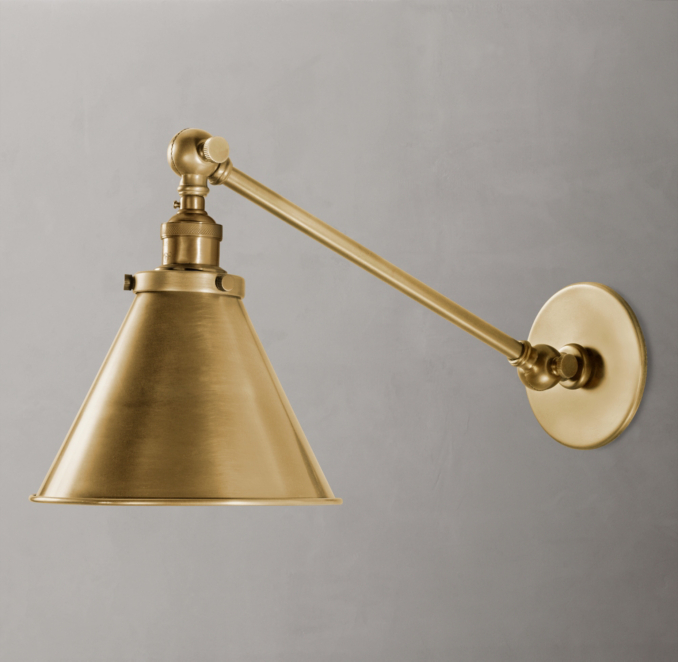 20th C. Library Single Sconce | RH