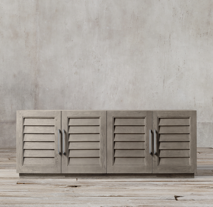 Restoration hardware shutter sideboard store