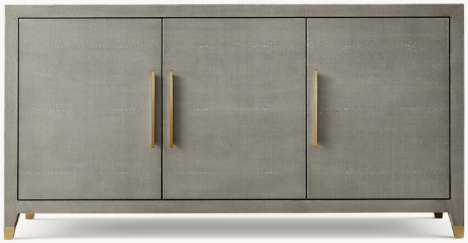 Graydon Shagreen Triple Door Sideboard RH