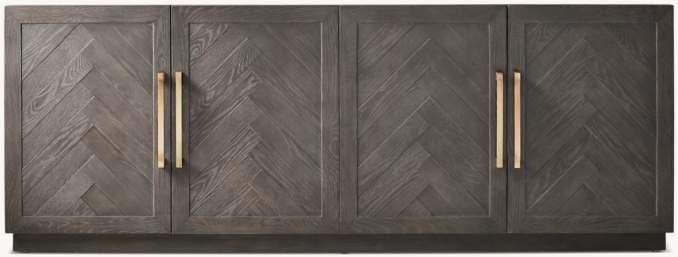 Herringbone 4-Door Sideboard | RH