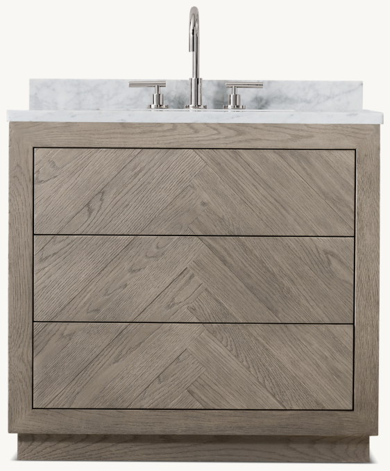 Herringbone Single Vanity | RH