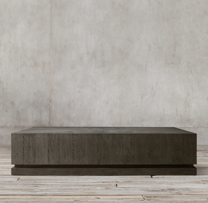 Geometric Panel Square Coffee Table