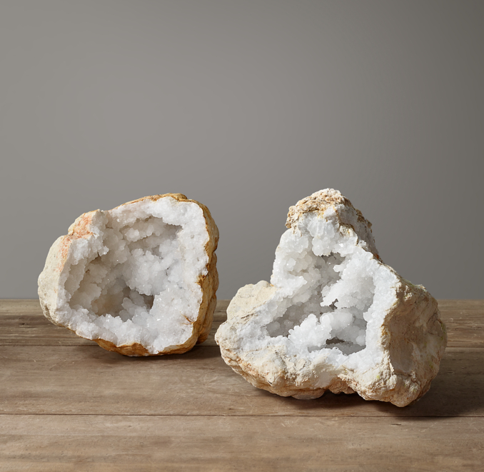 White Chalcedony Cluster - Large | RH