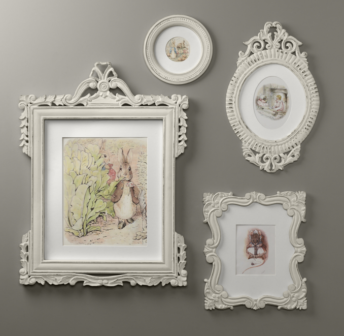 Vintage Hand-Carved Frame | RH Baby & Child