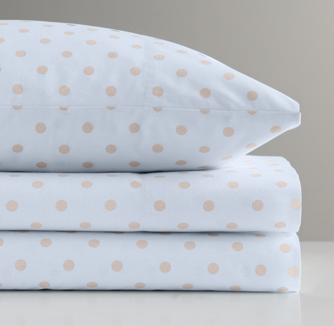 Pin Dot Crib Fitted Sheet | RH Baby & Child