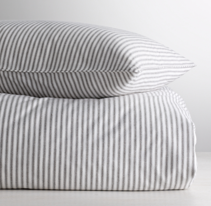 Henley Stripe Duvet Cover | RH Baby & Child