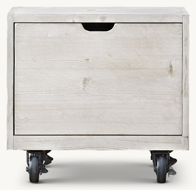 Tribeca Rolling Single Drawer Base | RH