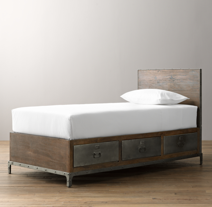 Industrial Locker Storage Bed | RH