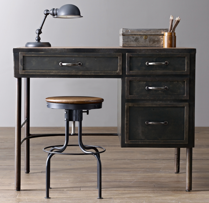 Vintage Apothecary Shop Desk