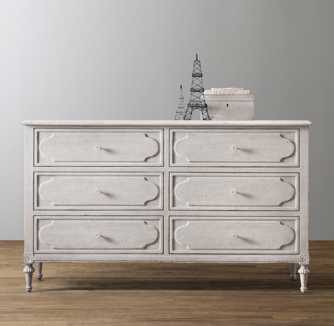 Bellina Wide Dresser Vintage Grey RH Baby Child