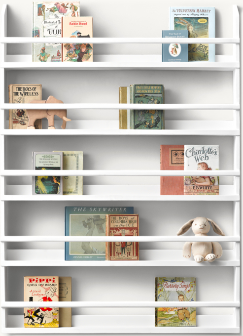 Wood Book Display Shelves Large