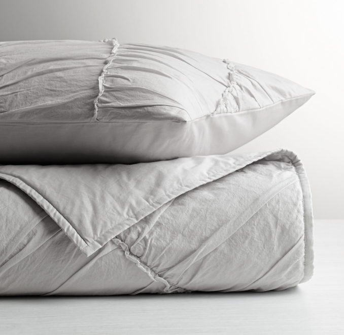 Tiered Voile Sham | RH Baby & Child