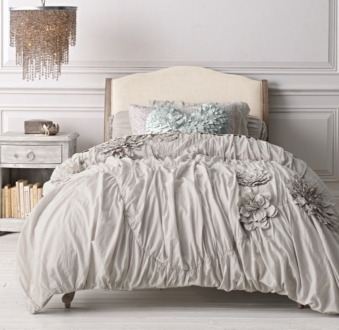 Washed Appliquéd Fleur & Ikat Bedding Collection | RH Baby & Child