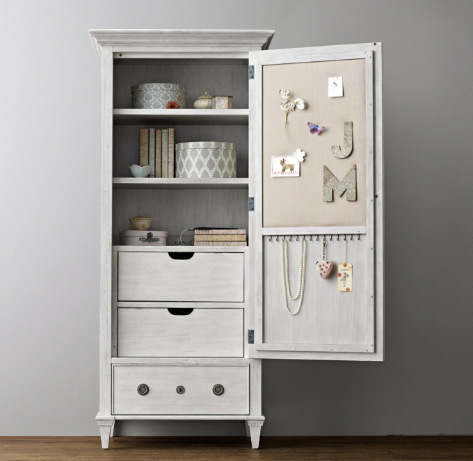 Restoration hardware jewelry armoire store