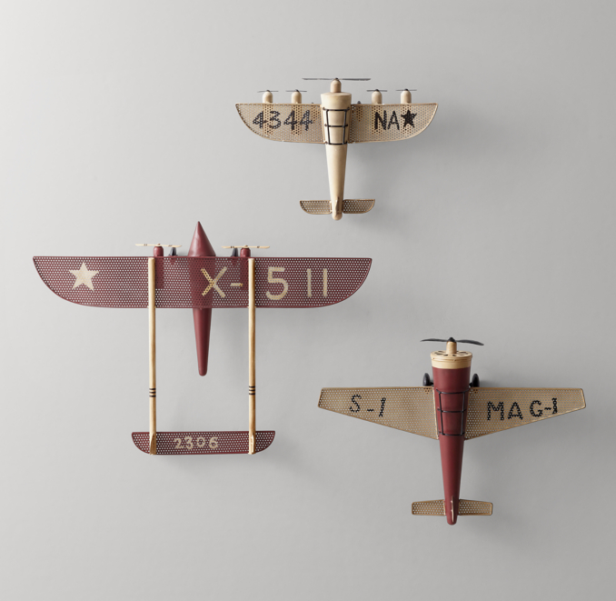 Vintage Model Airplane - Red | RH