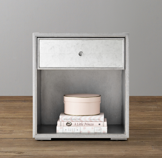 Delaney Mirrored Nightstand | RH Baby & Child