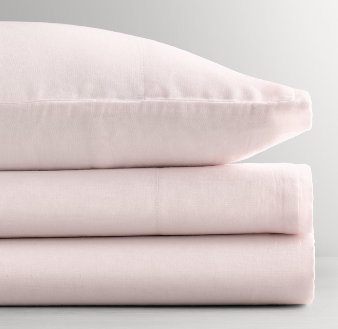 Ultra-Fine Organic Cotton Solid Toddler Pillowcase | RH Baby & Child