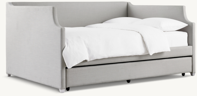 Annika Upholstered Daybed with Trundle | RH Baby & Child