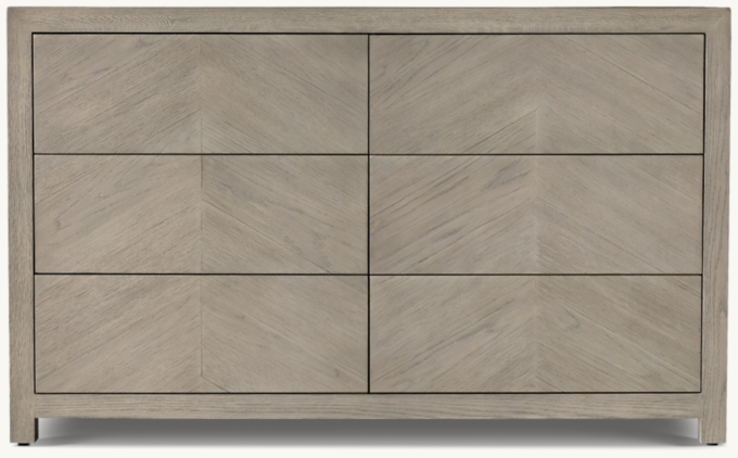 Rh herringbone dresser store