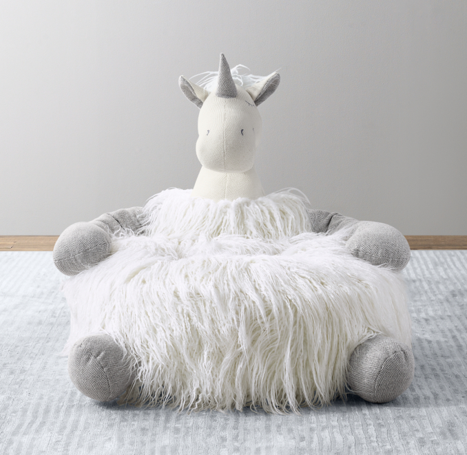 Wooly Plush Unicorn Chair | RH Baby & Child