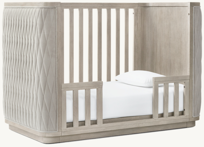 Drake Velvet Crib Toddler Bed Kit | RH Baby & Child