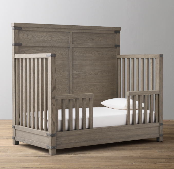 Wilkes Trunk Conversion Crib Toddler Bed Kit | RH