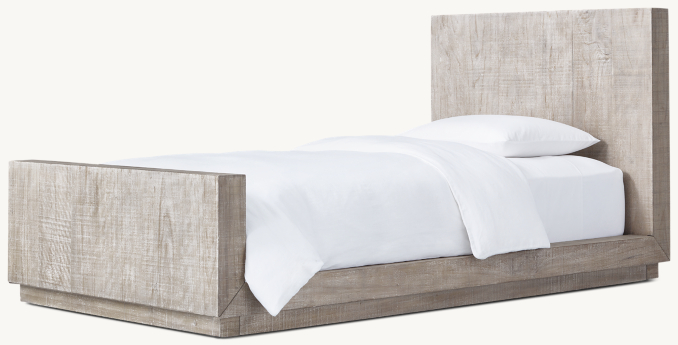 Thayer Platform Bed With Footboard | RH Baby & Child