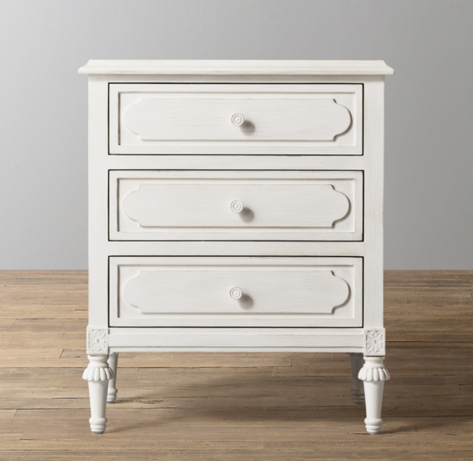 Bellina 3-Drawer Nightstand | RH
