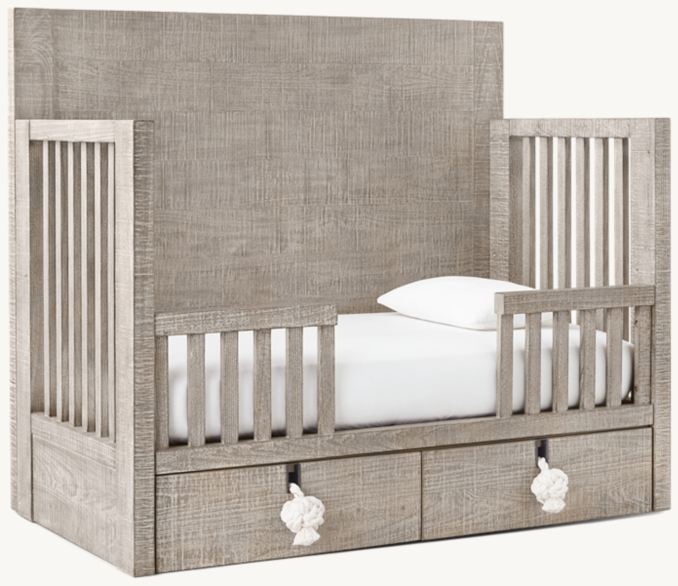 Bennet Storage Conversion Crib Toddler Bed Kit | RH Baby & Child