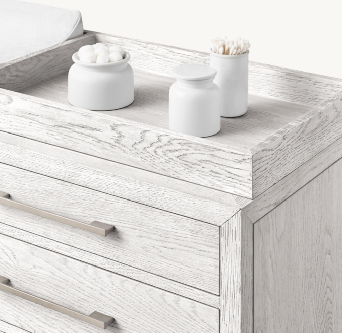Jeune French Contemporary Wide Dresser Topper | RH Baby & Child