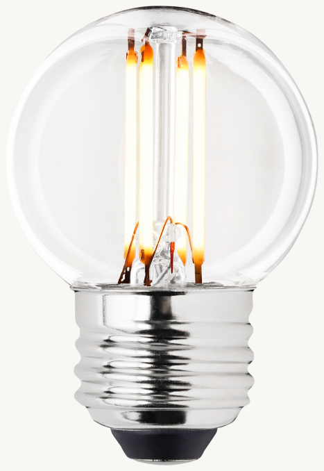 G19 Globe E26 Filament LED Bulb 4W | RH