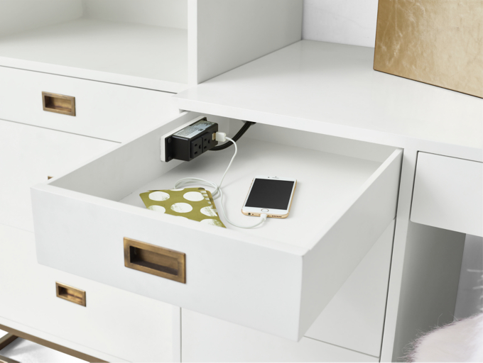 Avalon Storage Desk Study Wall Set RH