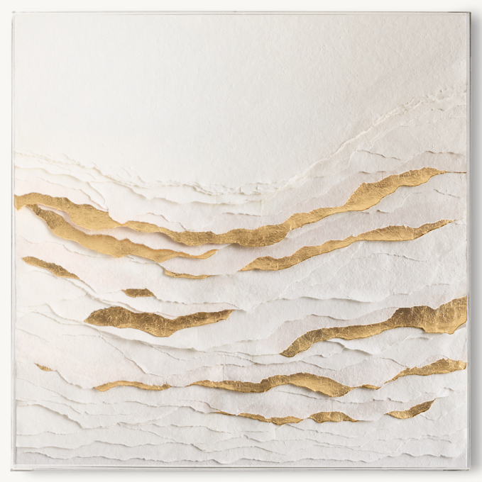 Layered Paper Waves Art | RH TEEN