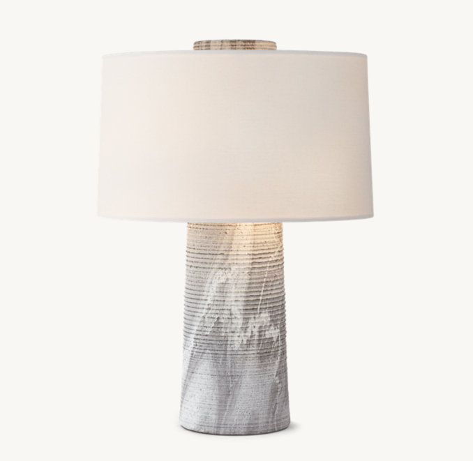 Merritt Marble Accent Lamp - Grey | RH