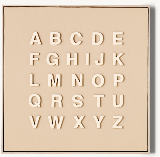 Plaster Alphabet | RH Baby & Child