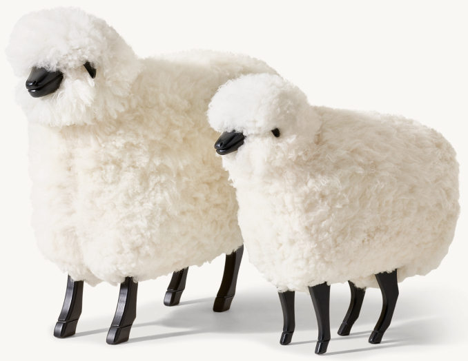 Handcrafted Wooly Sheep | RH