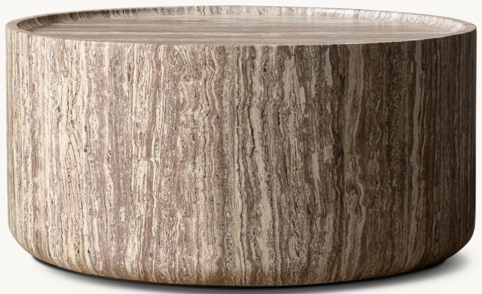 CERES COFFEE TABLE - TURKISH TRAVERTINE | RH