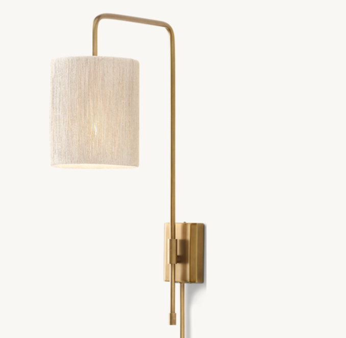 Maren Swing-Arm Sconce | RH TEEN