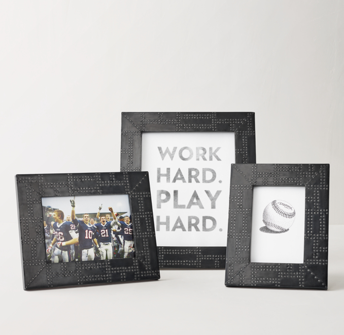 Industrial Tabletop Metal-Wrapped Frame - Iron | RH TEEN