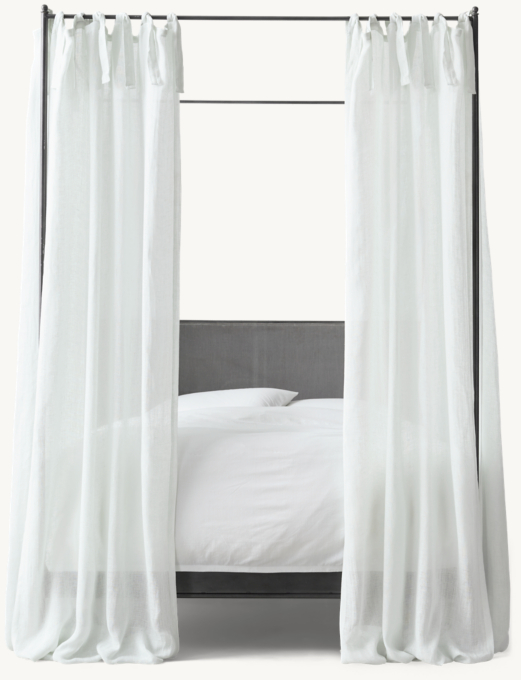 Sheer Linen Cotton Canopy Sheers Set of 2 RH TEEN