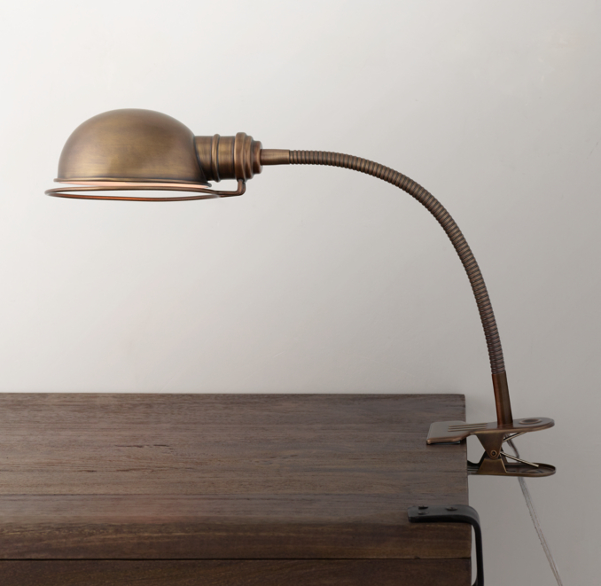 Academy Task Clip Lamp | RH TEEN
