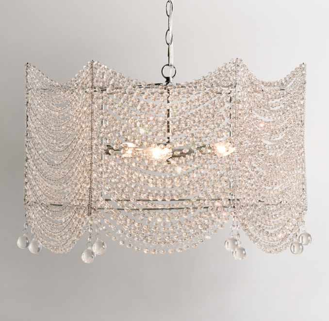 Coco Crystal Large Pendant - Clear | RH