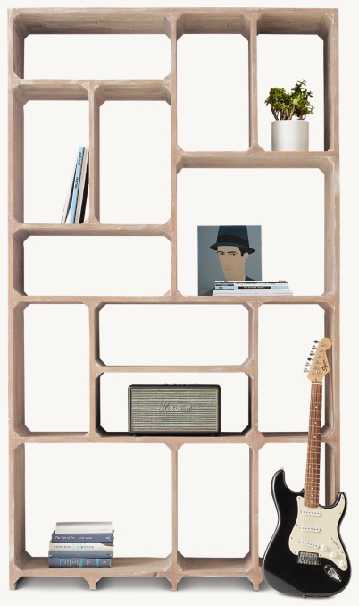 Reclaimed Pine Tall Bookcase | RH TEEN