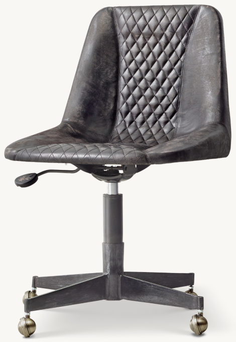 White bucket desk chair store