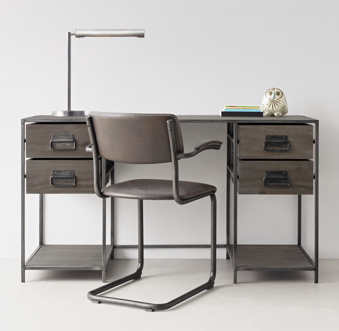Restoration hardware industrial desk store