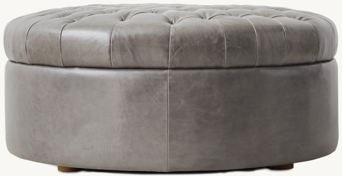 Restoration hardware storage ottoman store