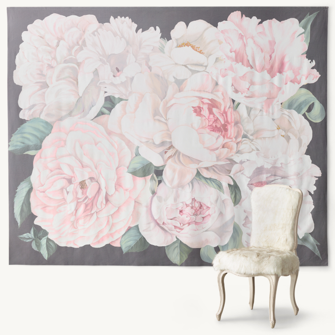 Blossom Grand Canvas Wall Tapestry | RH TEEN