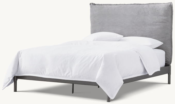 Cooper Slipcovered Bed | RH TEEN